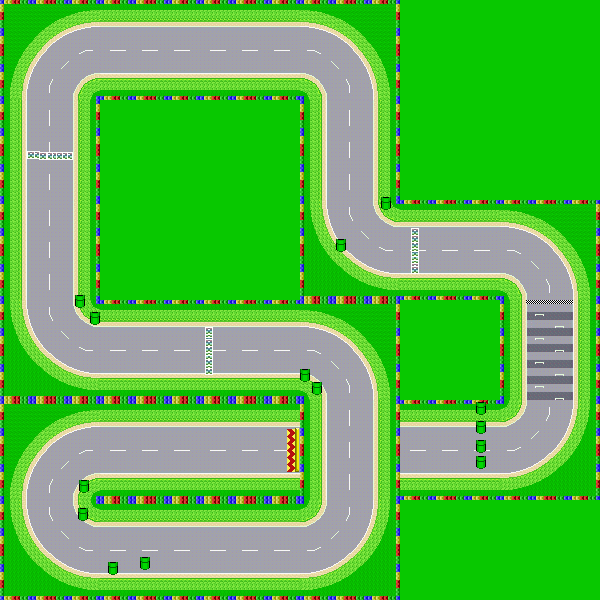 SNES Mario Circuit 2 - Mario Kart PC