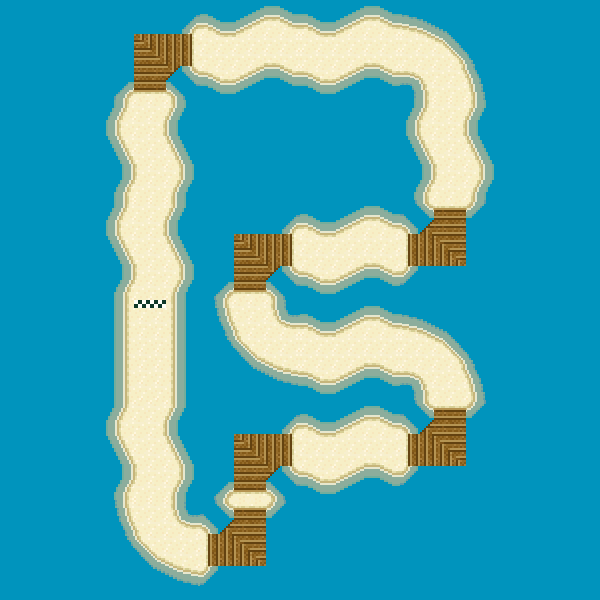 GCN Peach Beach - Mario Kart PC