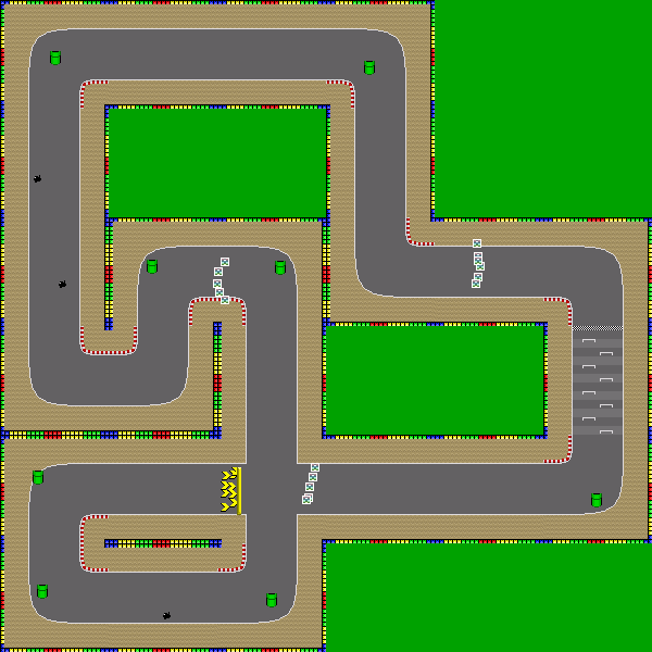 SNES Mario Circuit 2 - Mario Kart PC