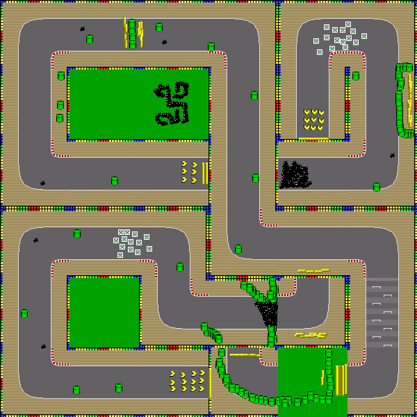 SNES Mario Raceway 2 - Mario Kart PC