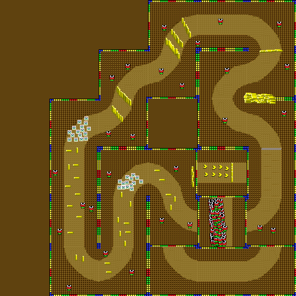 SNES Dark Forest 1 - Mario Kart PC