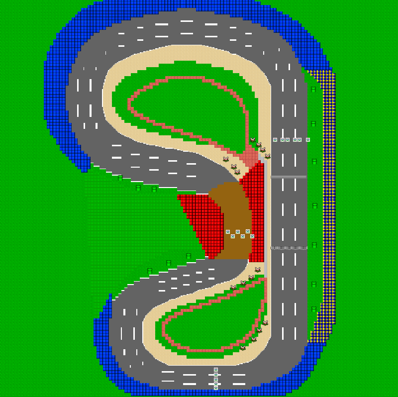 SNES Luigi Raceway - Mario Kart PC