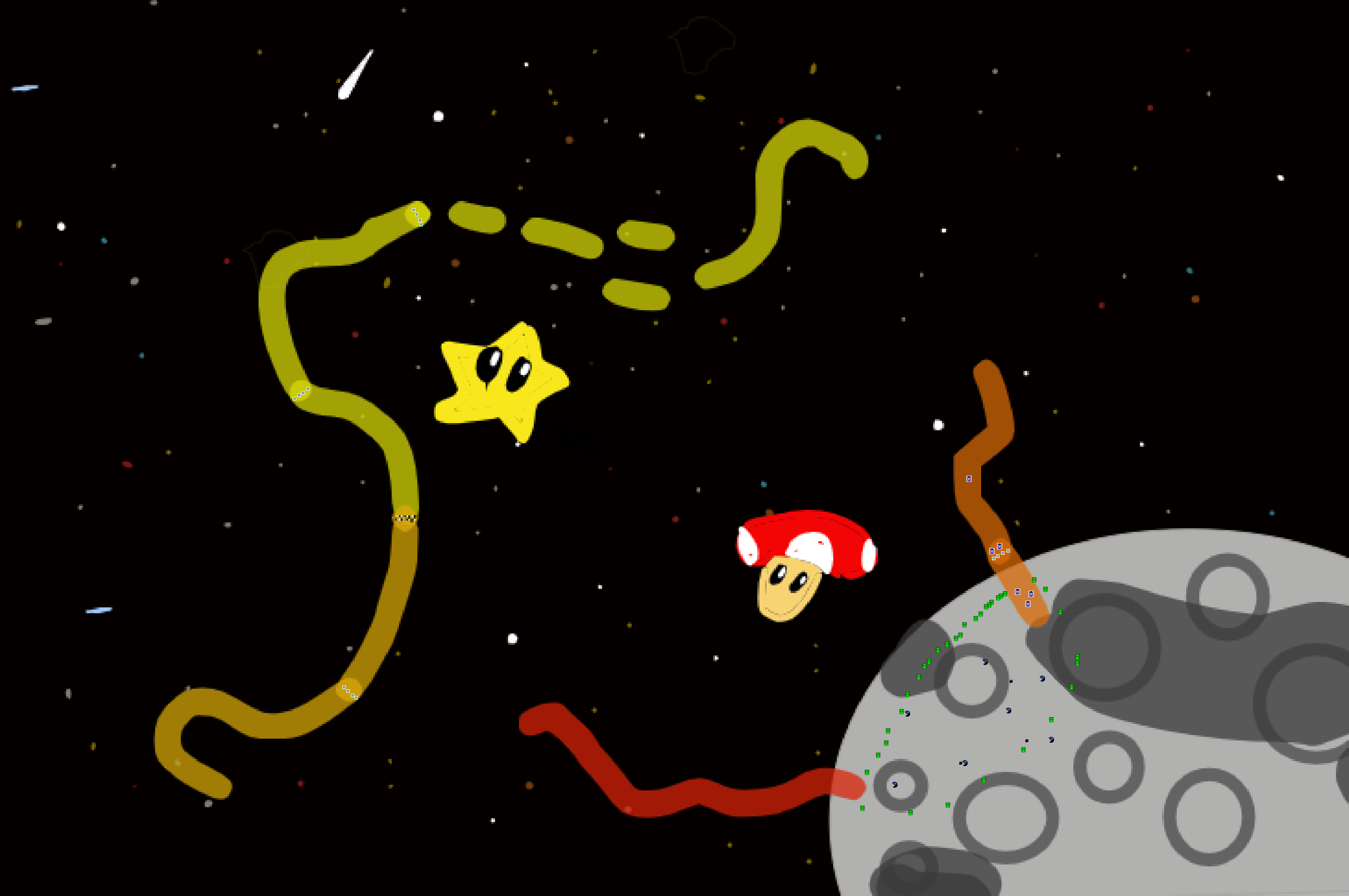 MK10 DLC Bloxe Rainbow Road - Mario Kart PC