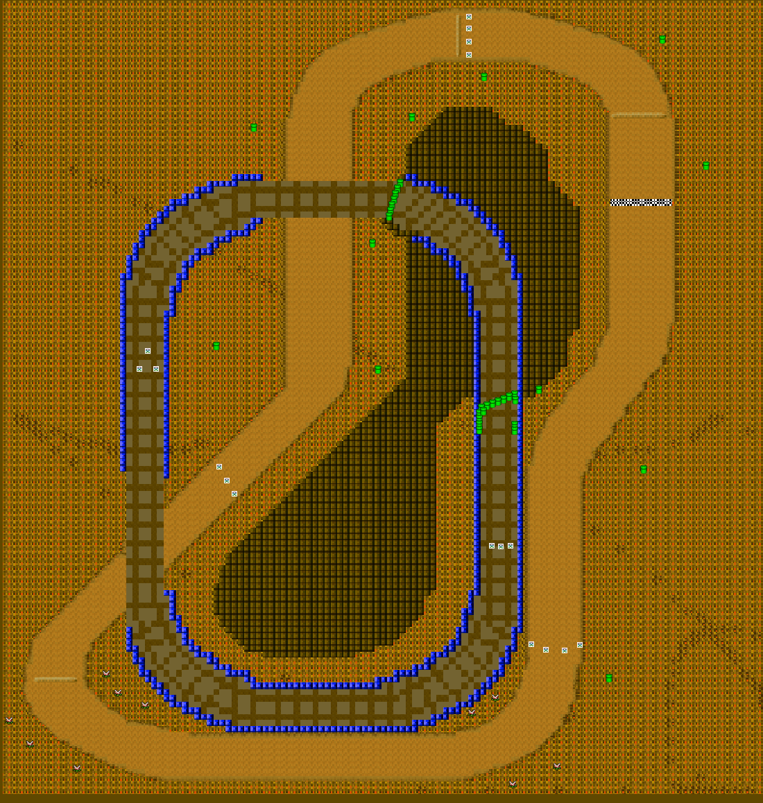 SNES Kalimari Desert - Mario Kart PC