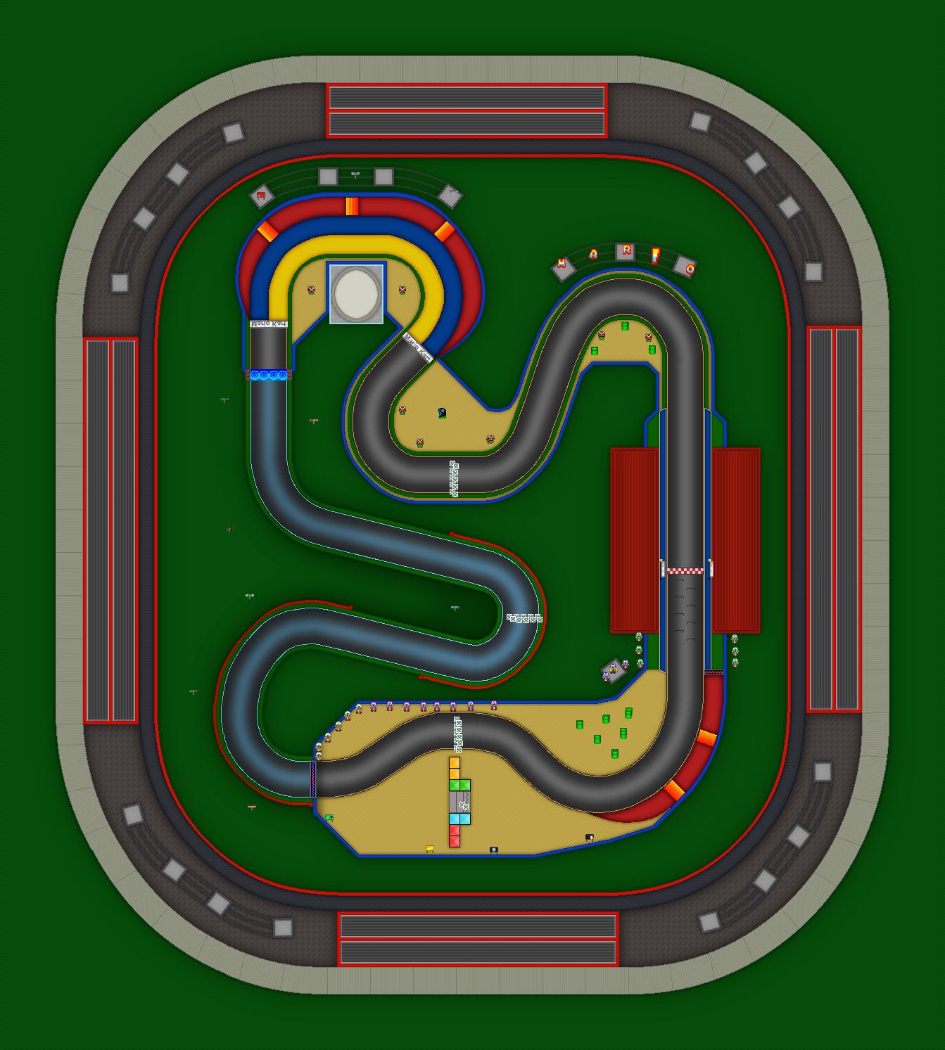 Mario Circuit 4 80s model - Mario Kart PC