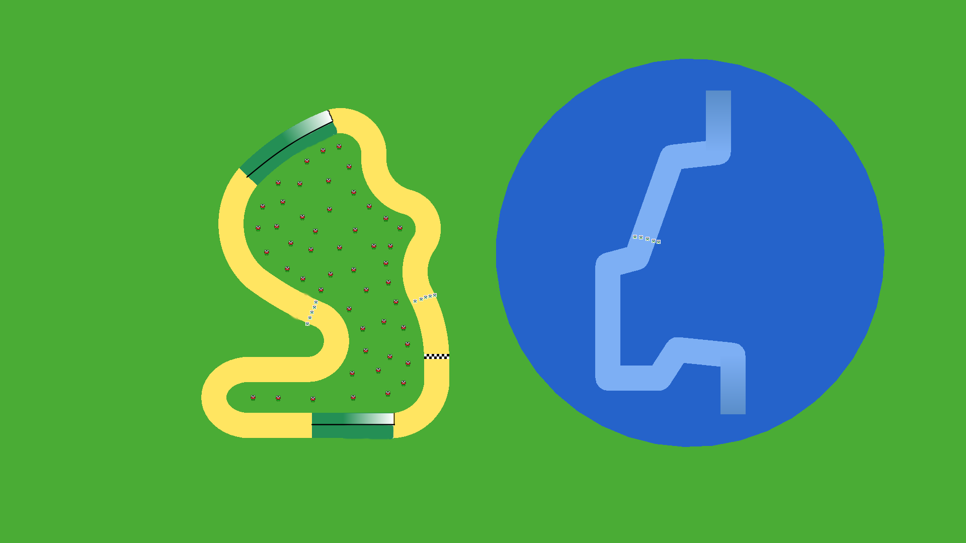 GP Pac Labyrinth - Mario Kart PC