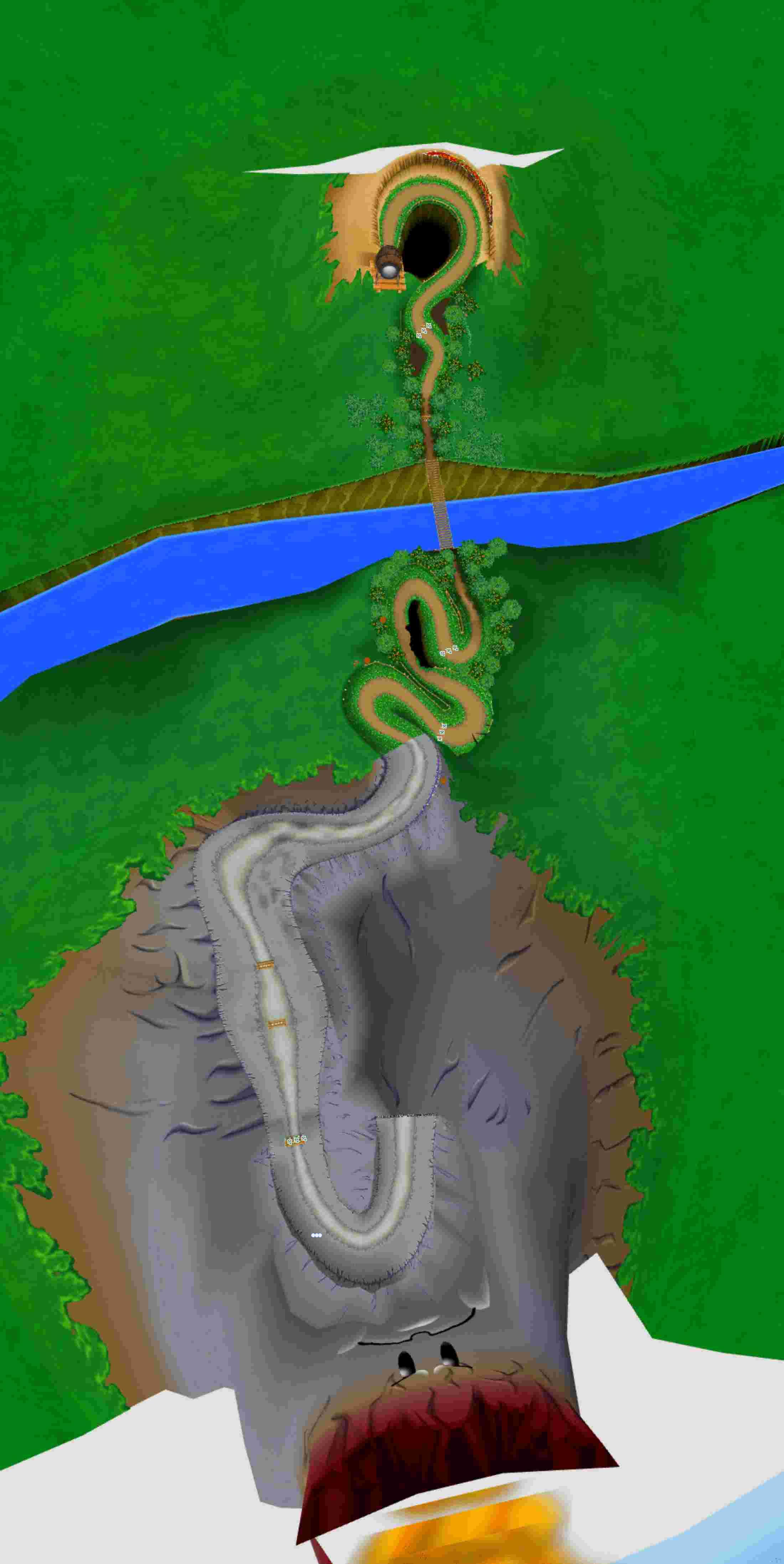 GCN DK Mountain - Mario Kart PC