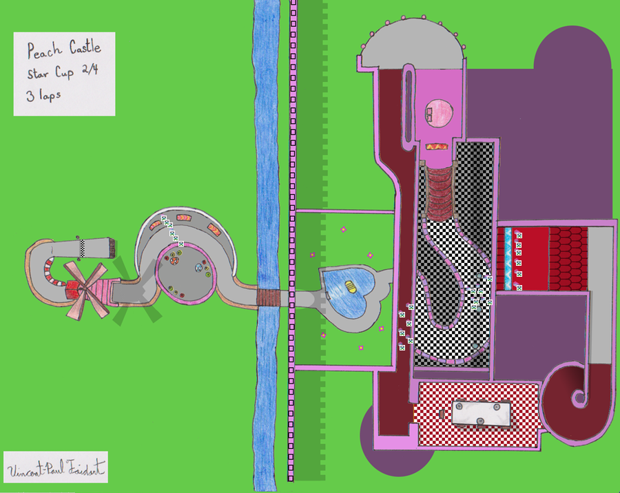 Peach Castle - Mario Kart PC