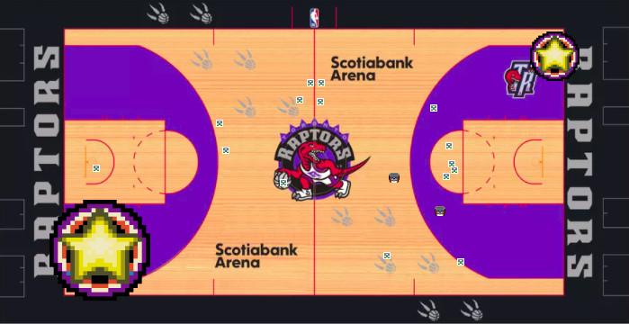 Raptors retro arena circuit - Mario Kart PC