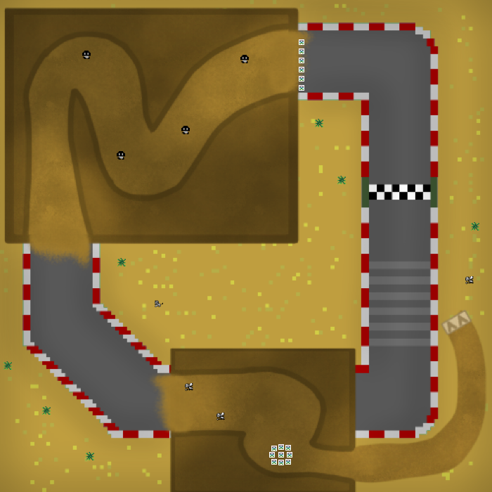 Sarasaland Speedway RMX - Mario Kart PC