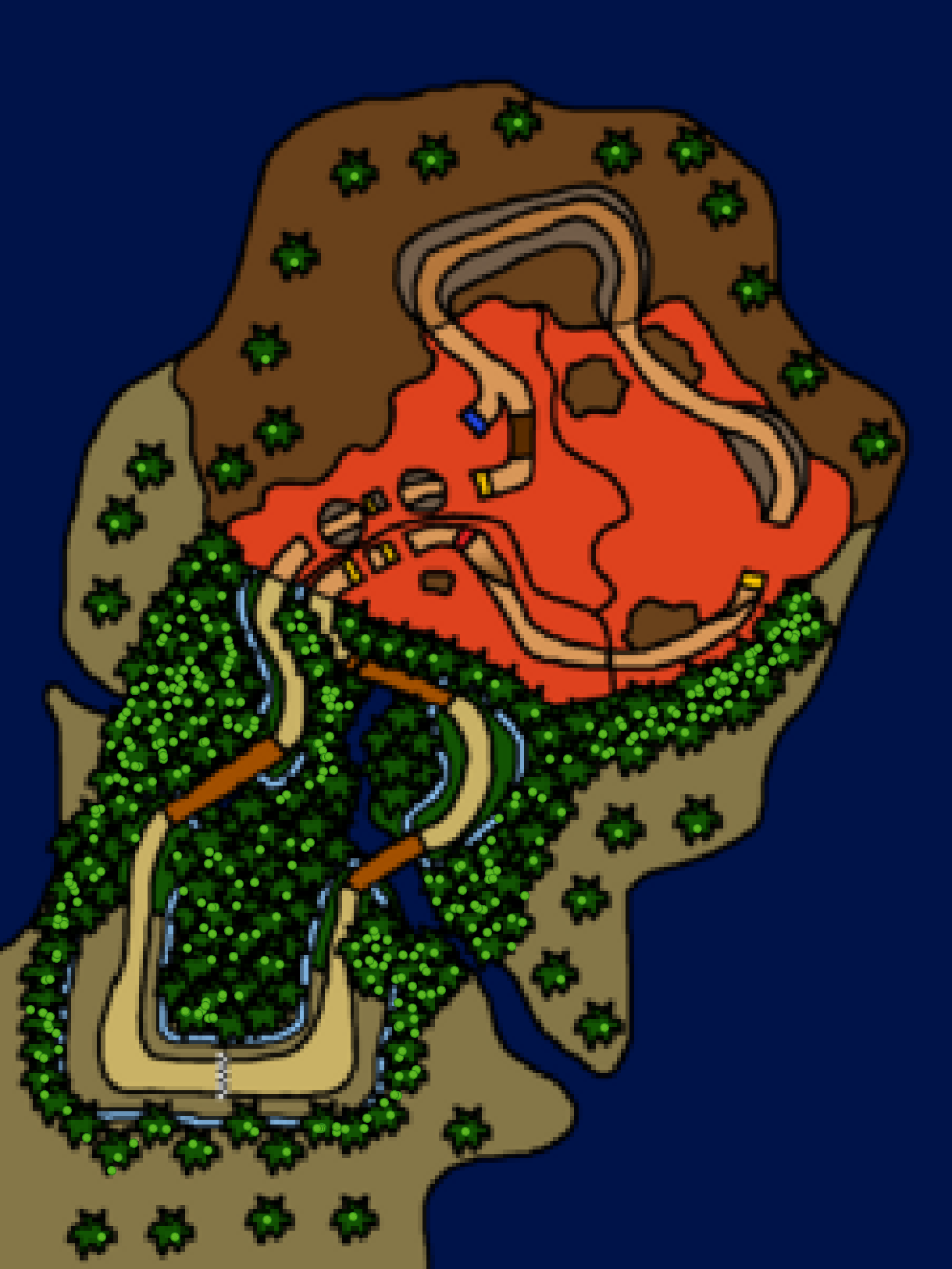 Volcano Island - Mario Kart PC