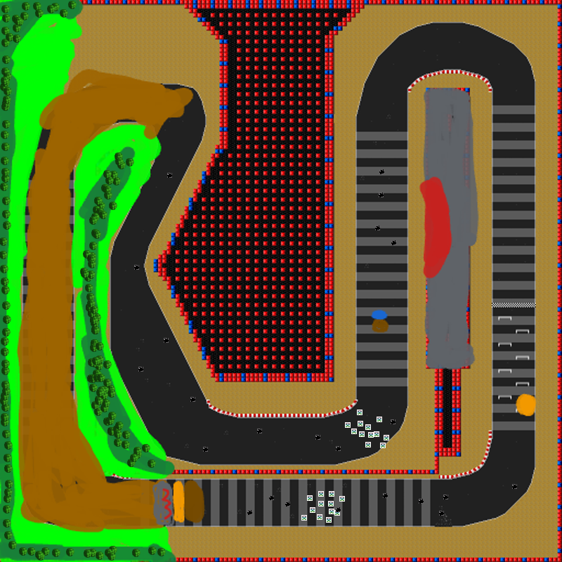 MKT SNES Mario Raceway 1 R - Mario Kart PC