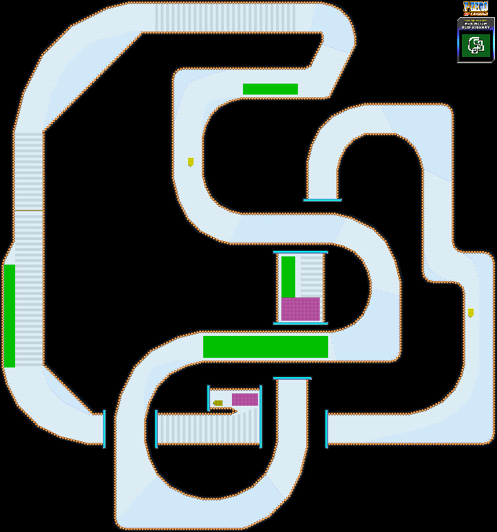 Big Blue - Slip Highway 1 - Mario Kart PC