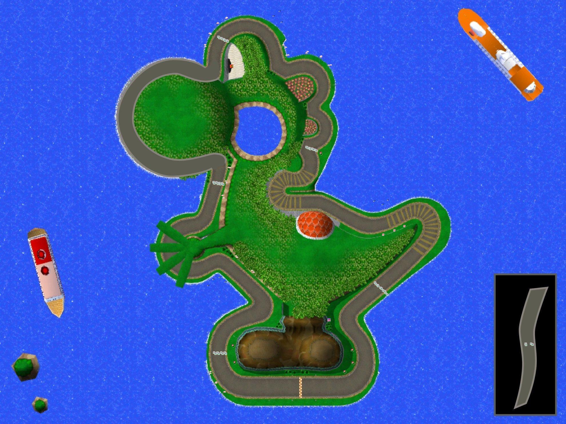 GCN Yoshi Circuit - Mario Kart PC