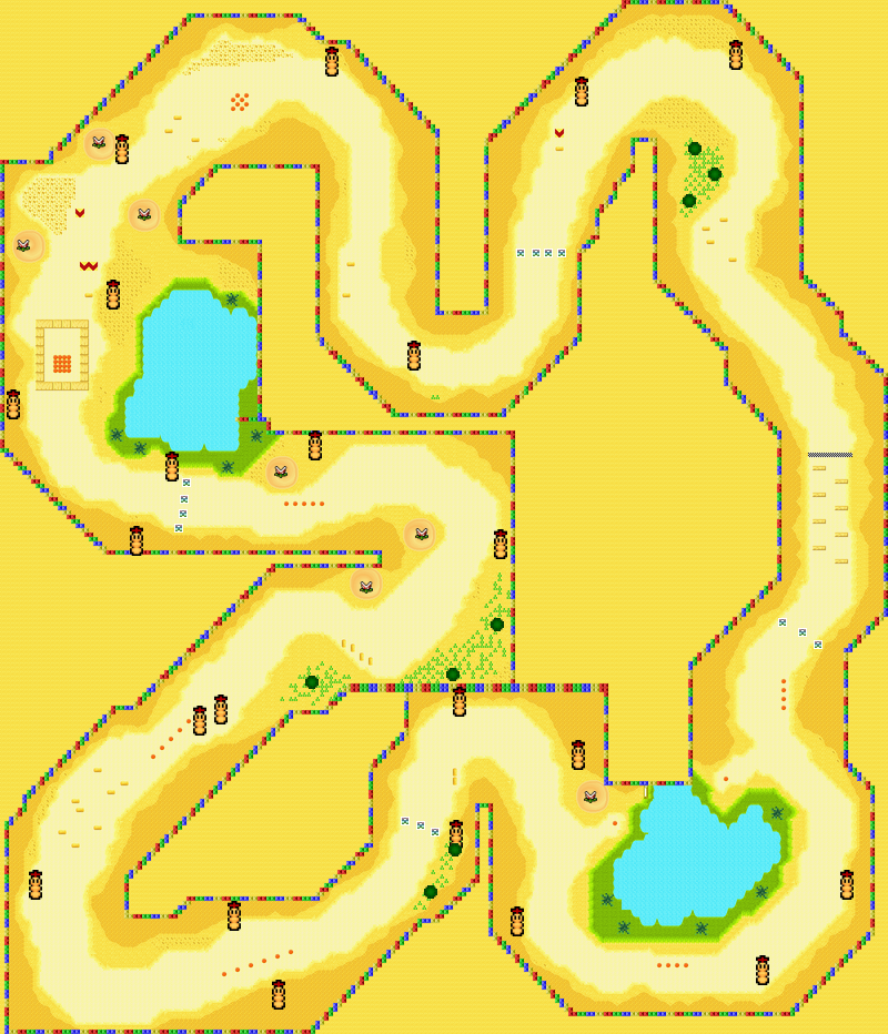 GBA Yoshi Desert - Mario Kart PC