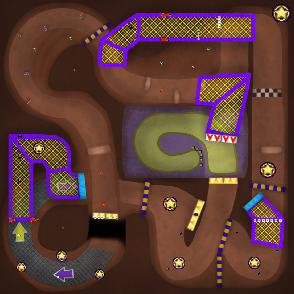 Waluigi Stadium RMX - Mario Kart PC