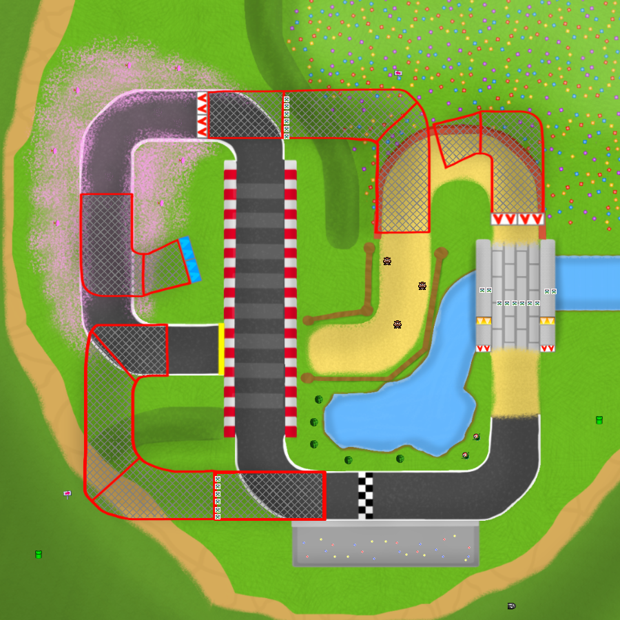 Mario Circuit RMX - Mario Kart PC