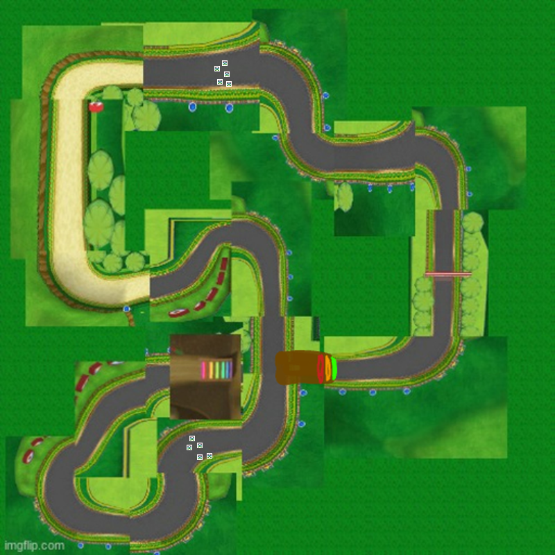 GCN Mario Circuit, But It's SNES Mario Circuit 2. - Mario Kart PC