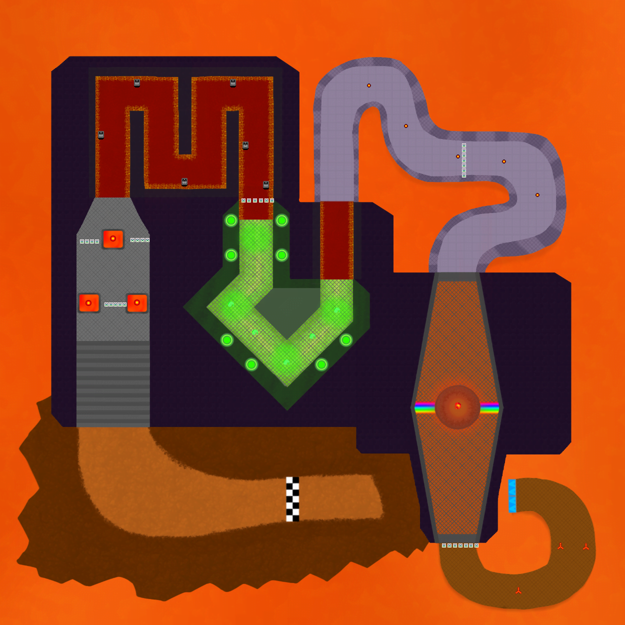 Bowser's Castle - Mario Kart PC