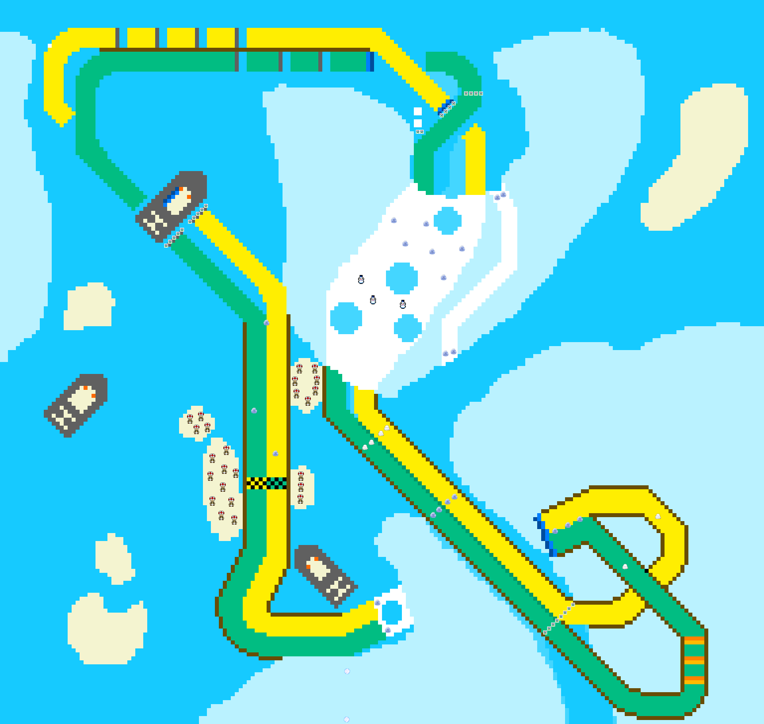 Ice Ice Outpost - Mario Kart PC