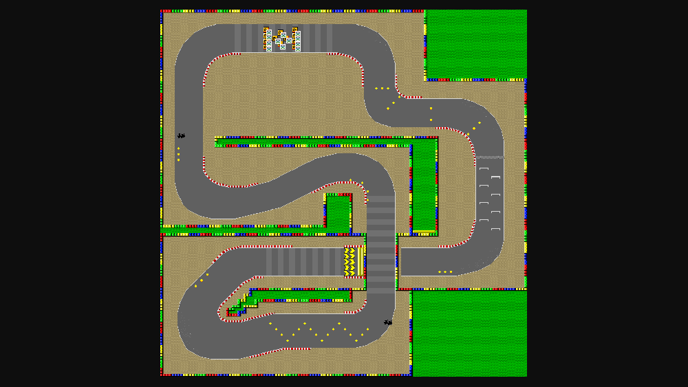 SNES Mario circuit 2 - Mario Kart PC