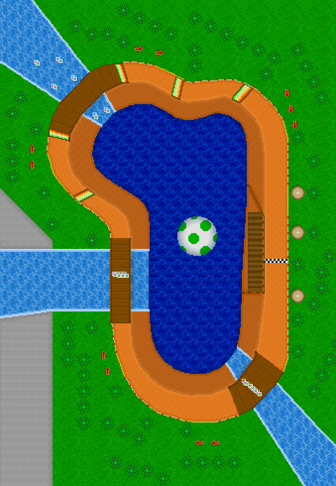 DS Yoshi Falls - Mario Kart PC