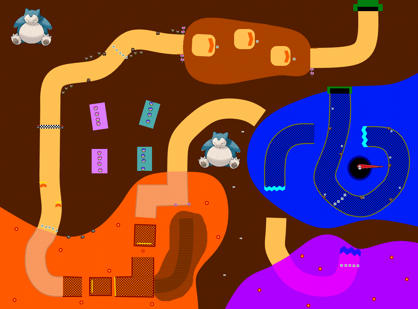 Snorlax Stadium (Remake) - Mario Kart PC