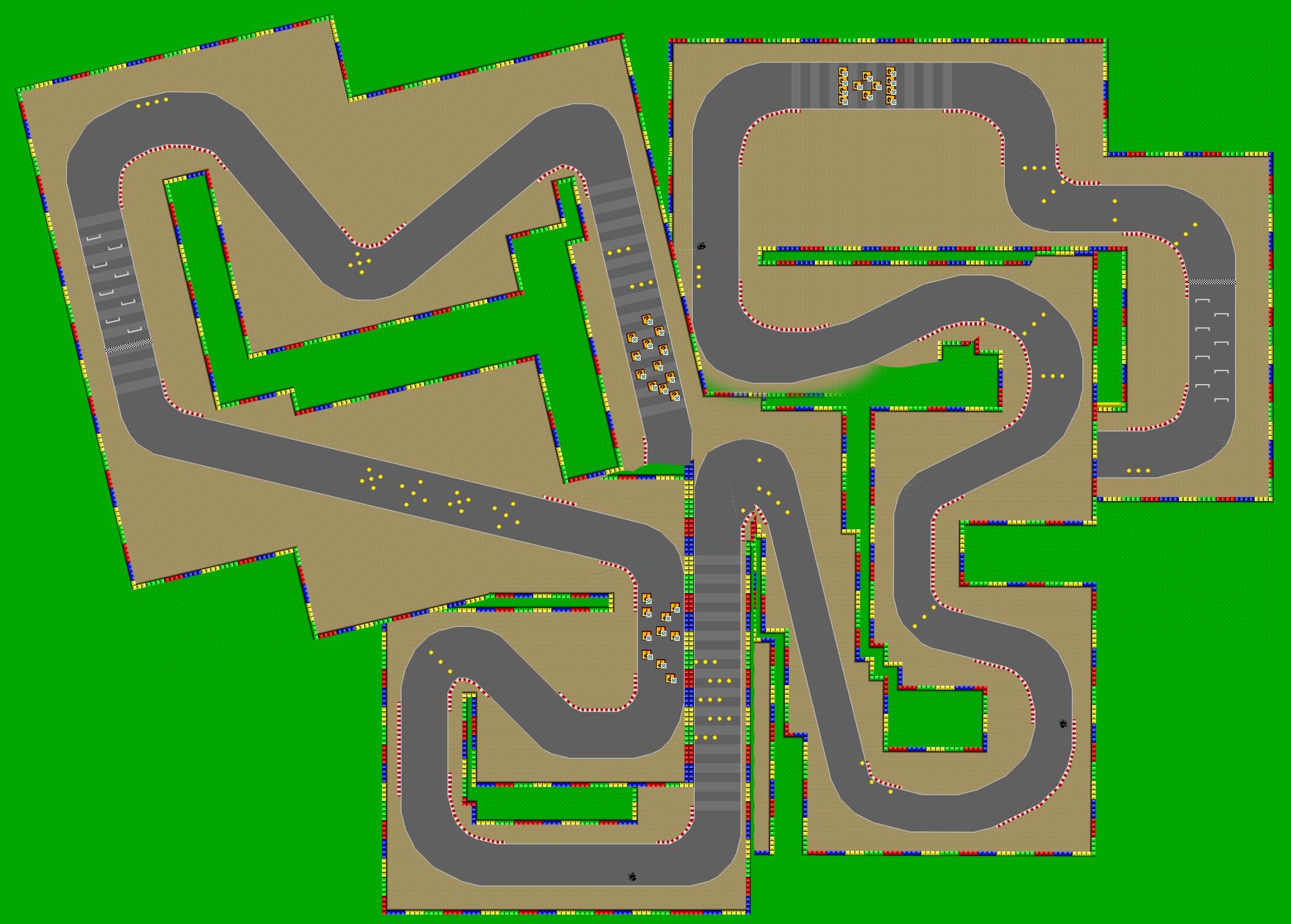 All SNES Mario Circuits in one - Mario Kart PC