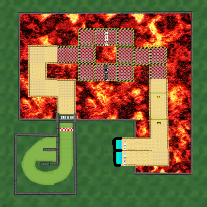 Bowser's Castle - Mario Kart PC