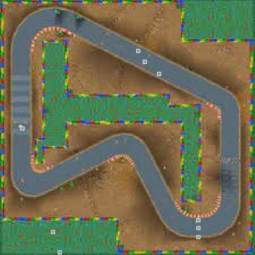 dirt track - Mario Kart PC