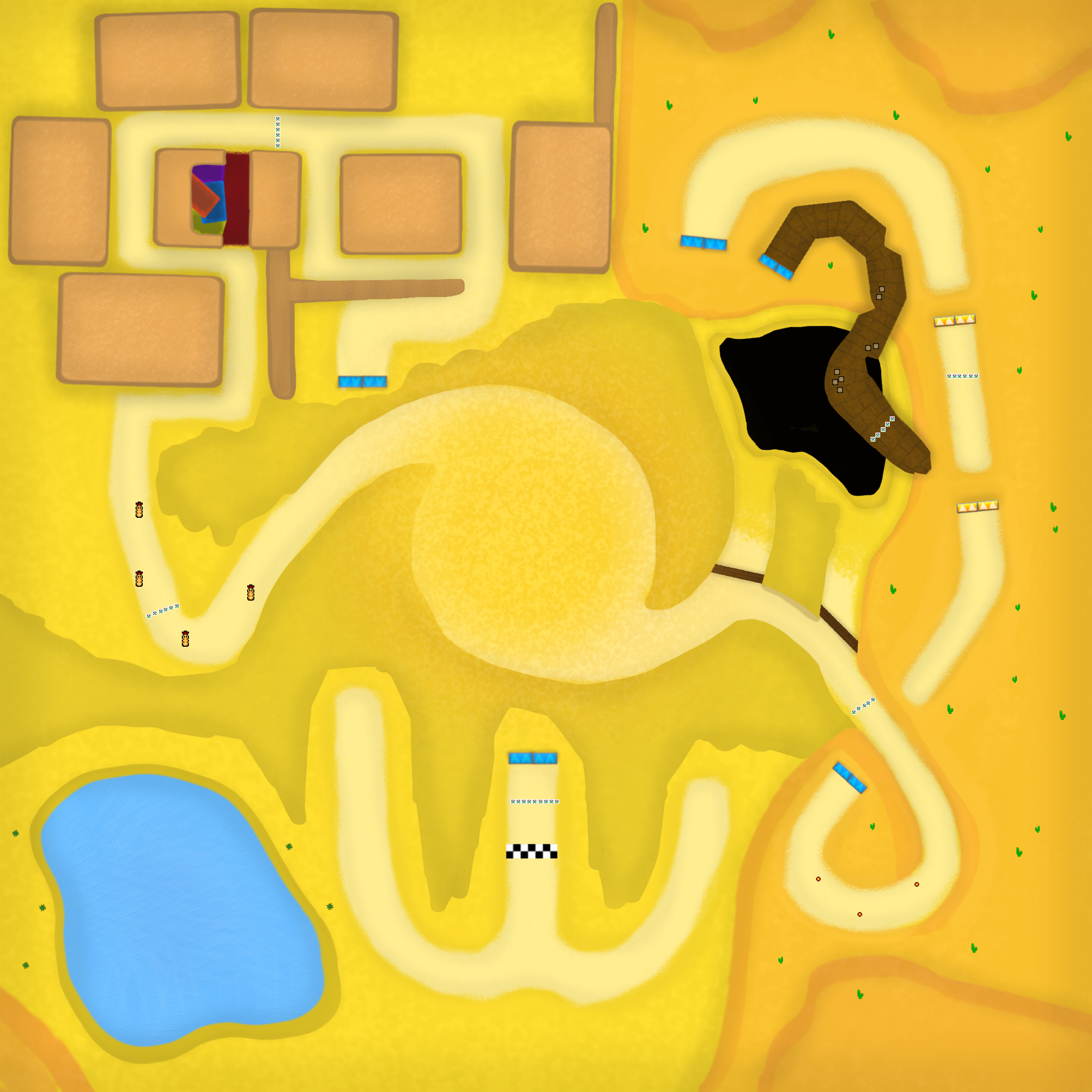 Sandstorm Dunes - Mario Kart PC