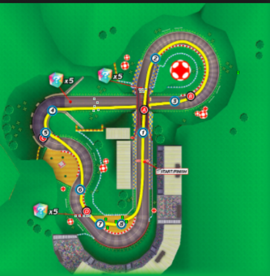 3ds Toad Circuit - Mario Kart PC