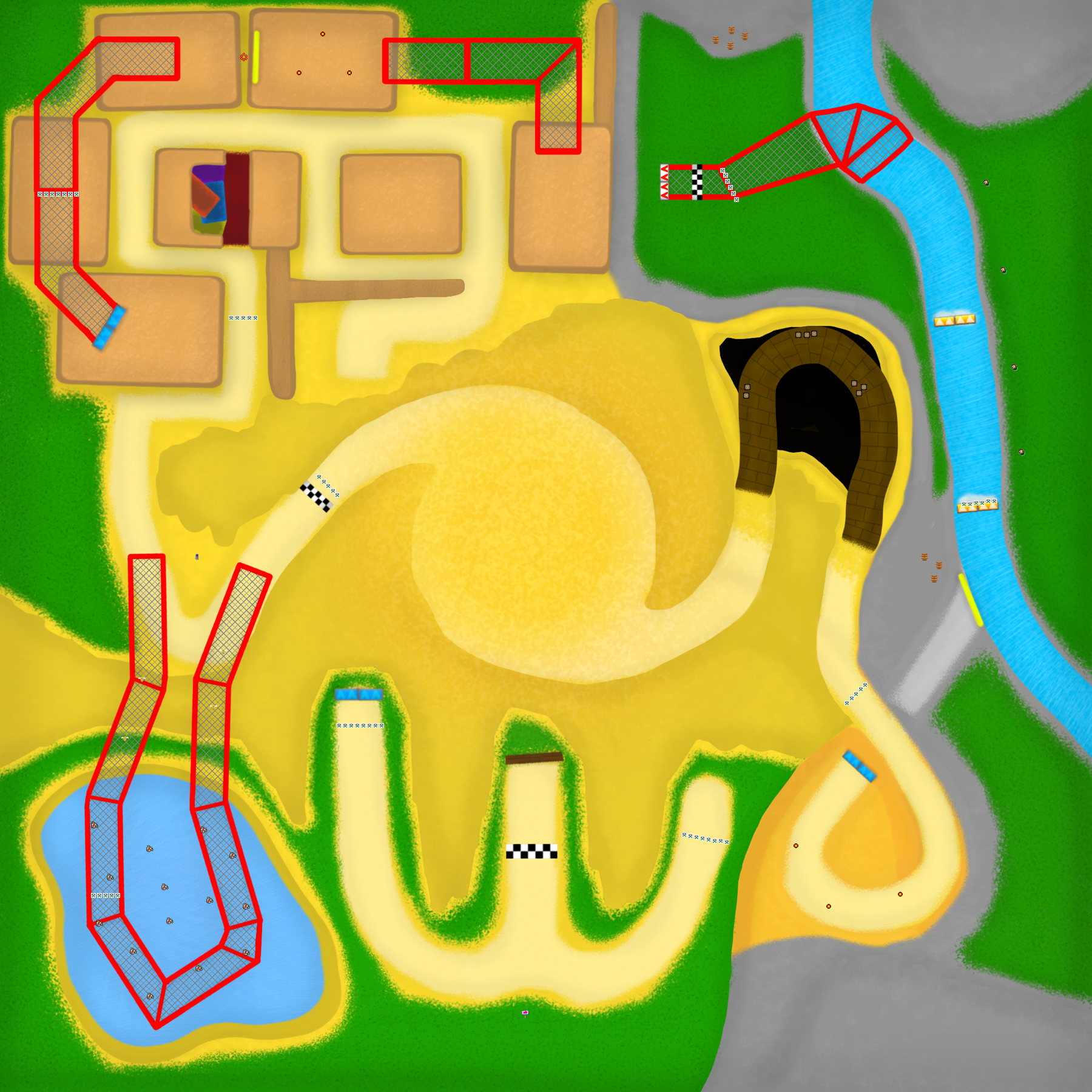 Sandstorm Dunes RMX - Mario Kart PC