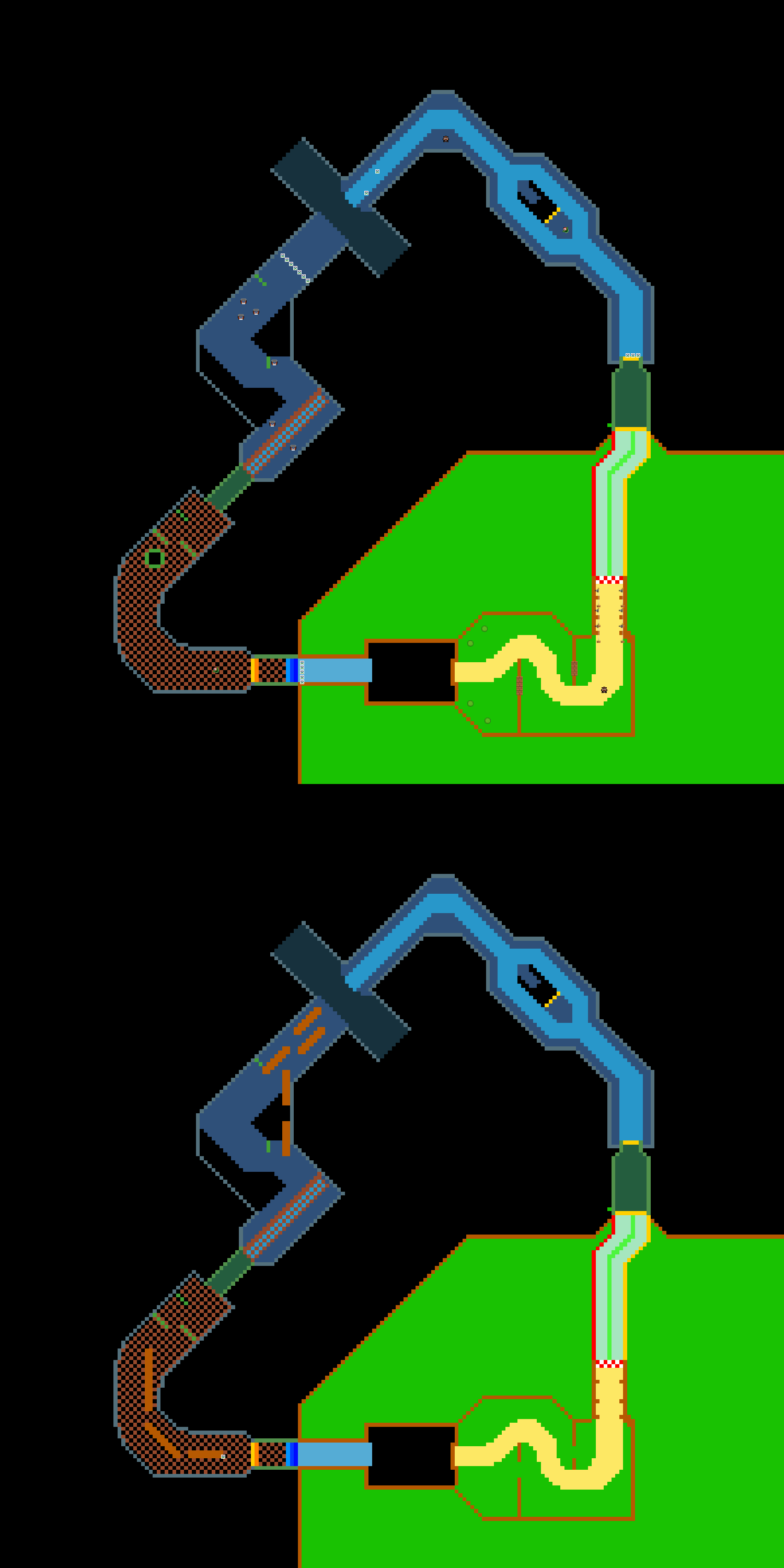 Piranhas plant slide - Mario Kart PC