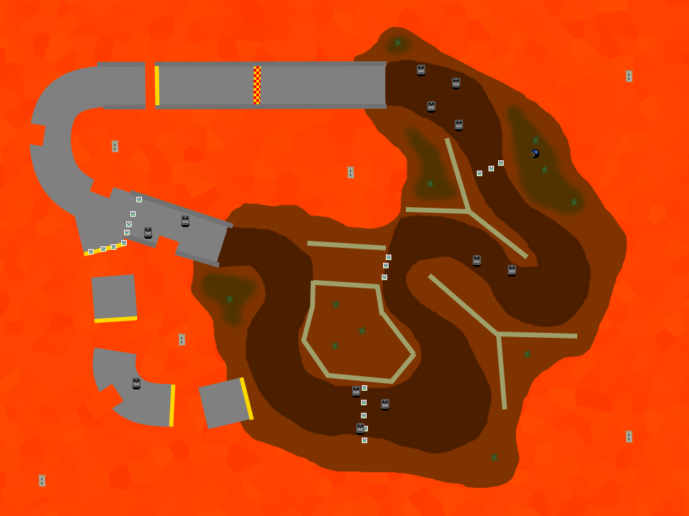 Lava Island - Mario Kart PC