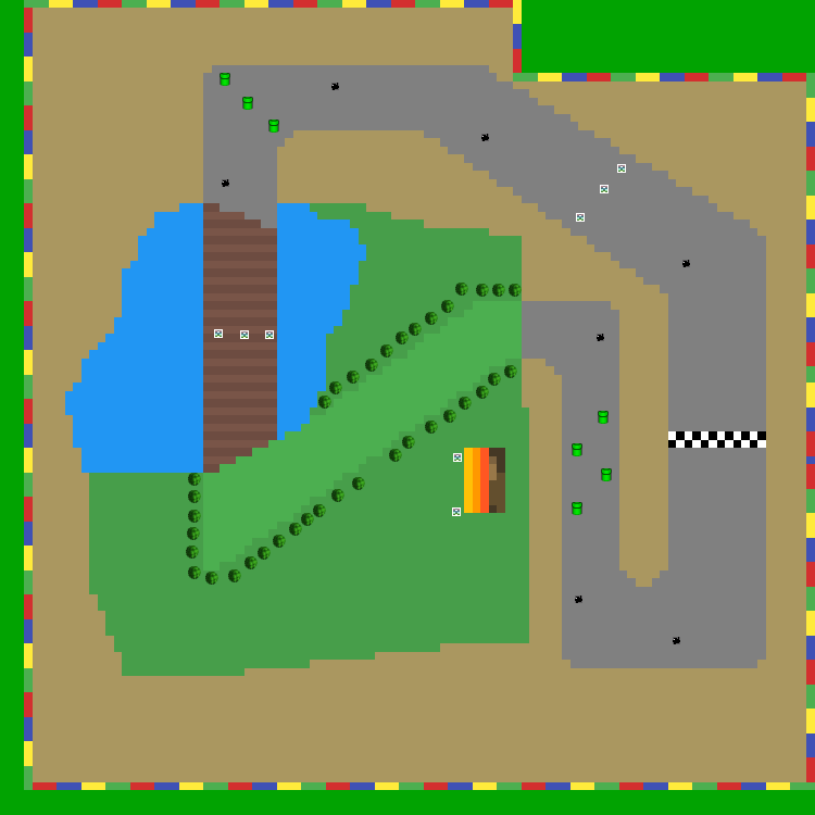 SNES Mario Circuit 1 - Mario Kart PC