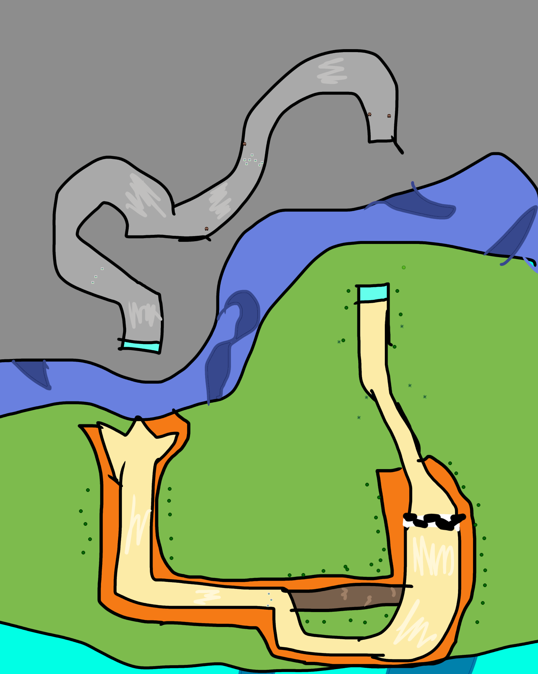 Yoshi Mountain - Mario Kart PC