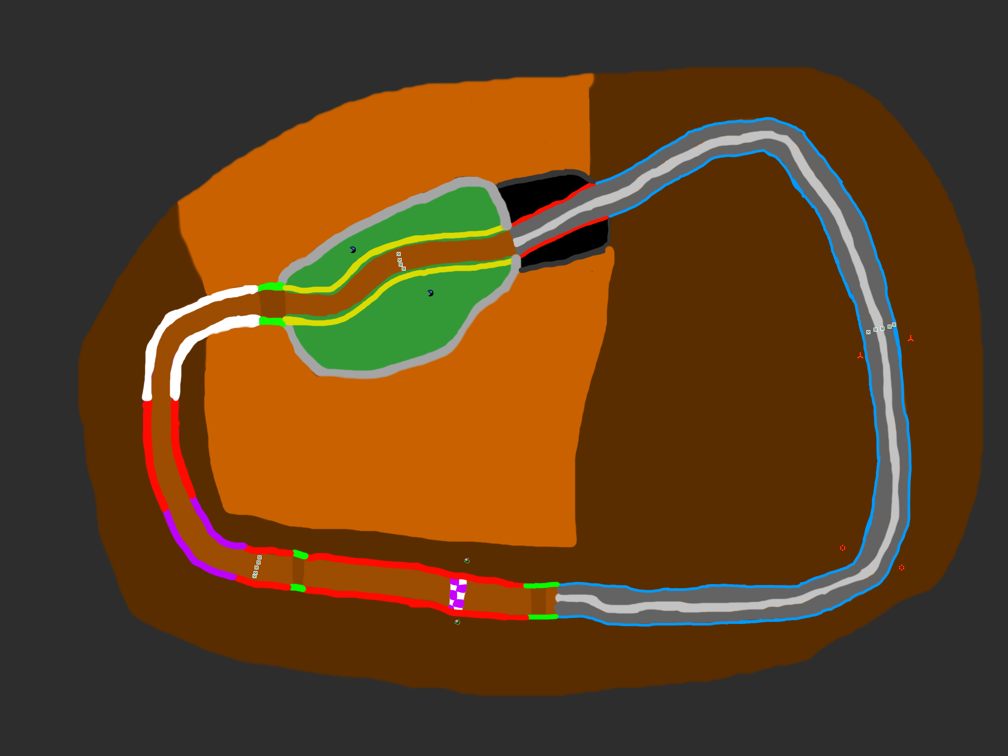 Waluigi Stadium - Mario Kart PC