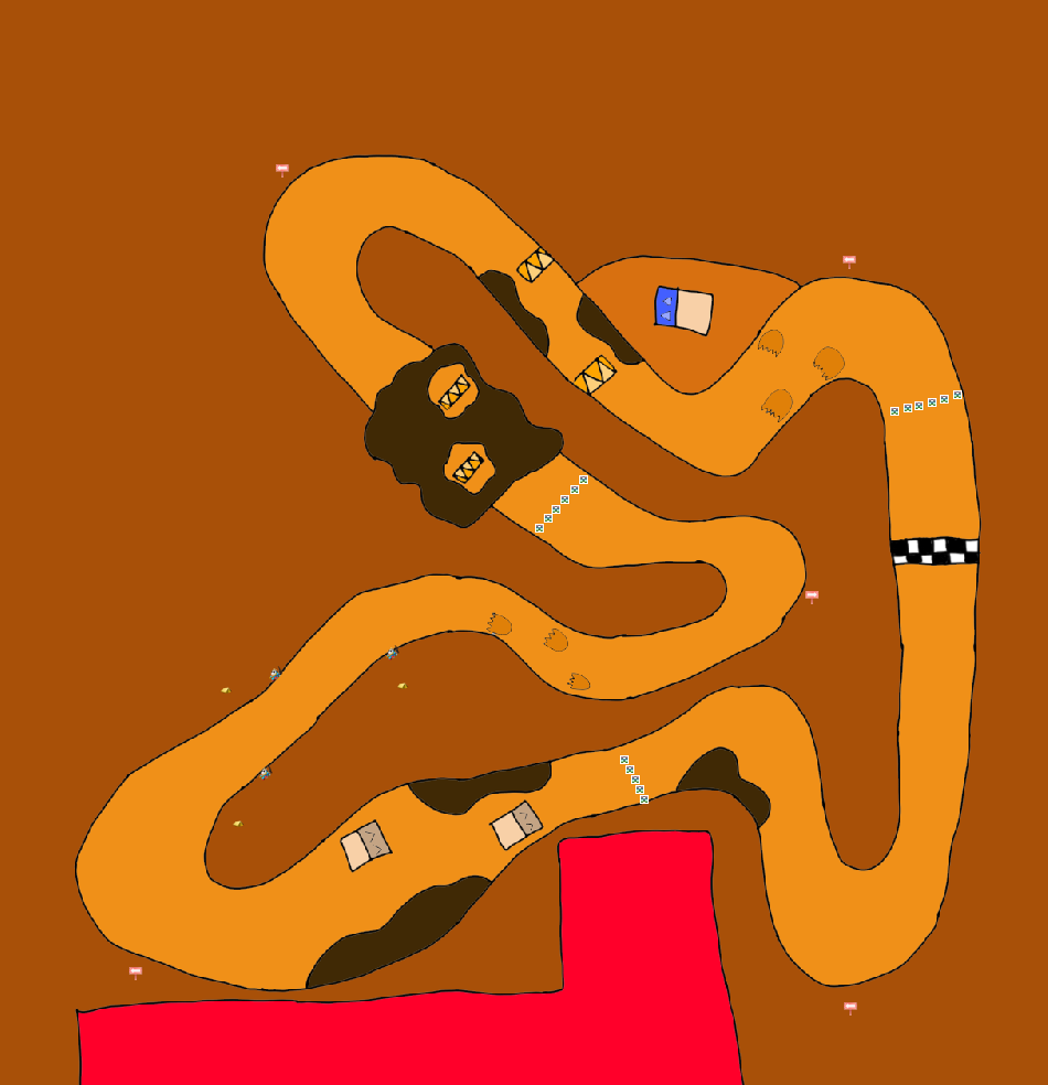 Sunset Wilds - Mario Kart PC