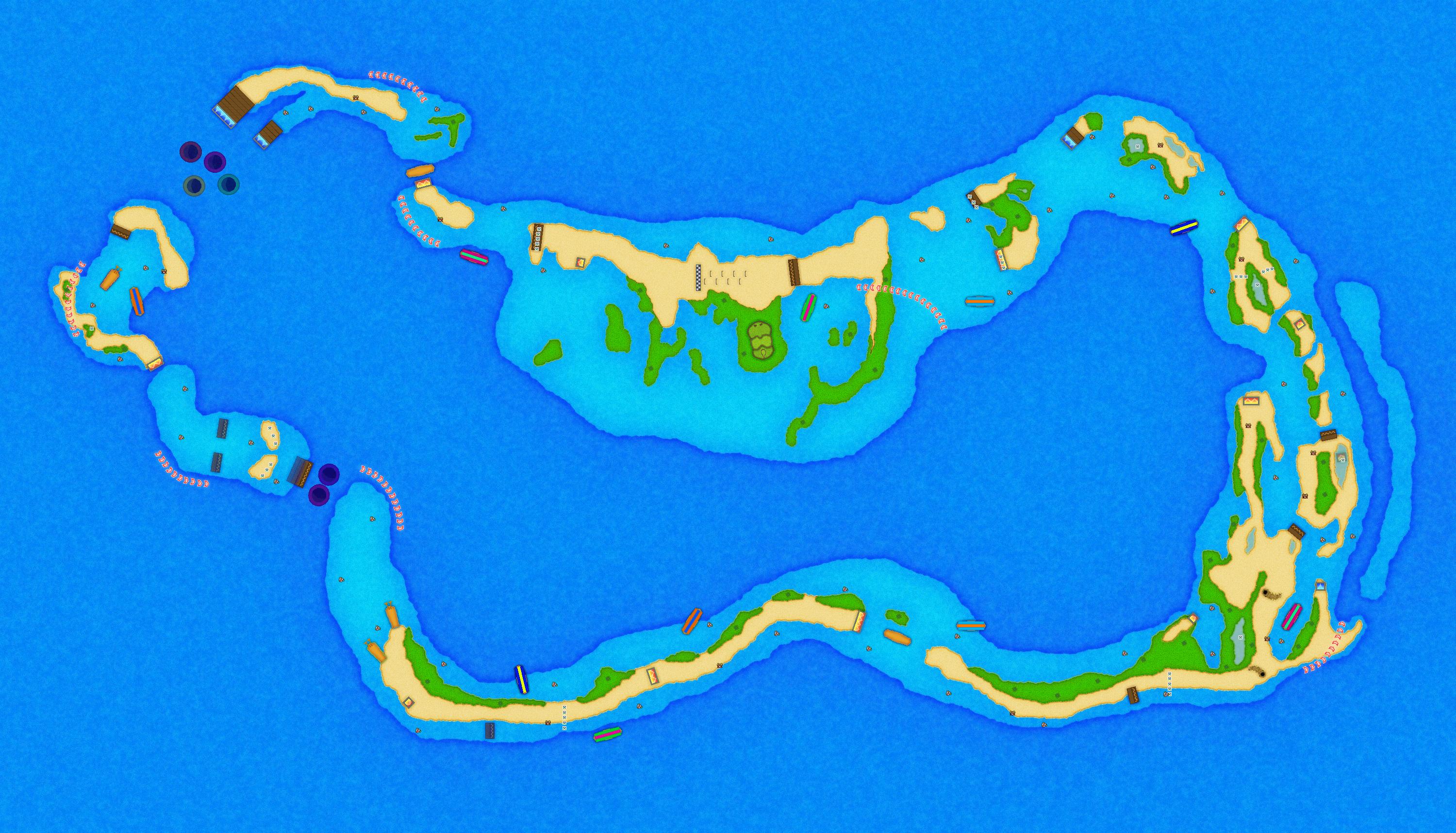 Los Roques Archipelago - Mario Kart PC