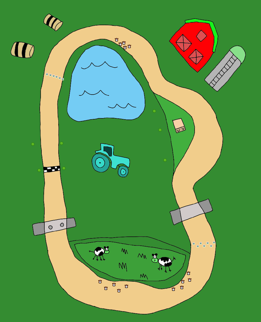 Moo Moo Farm - Mario Kart PC