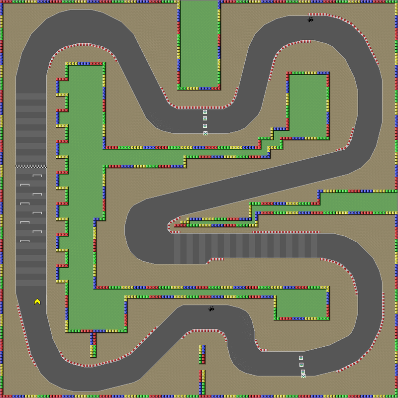 SNES Mario Circuit 3 - Mario Kart PC