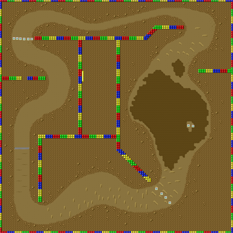 SNES Choco Island 2 - Mario Kart PC