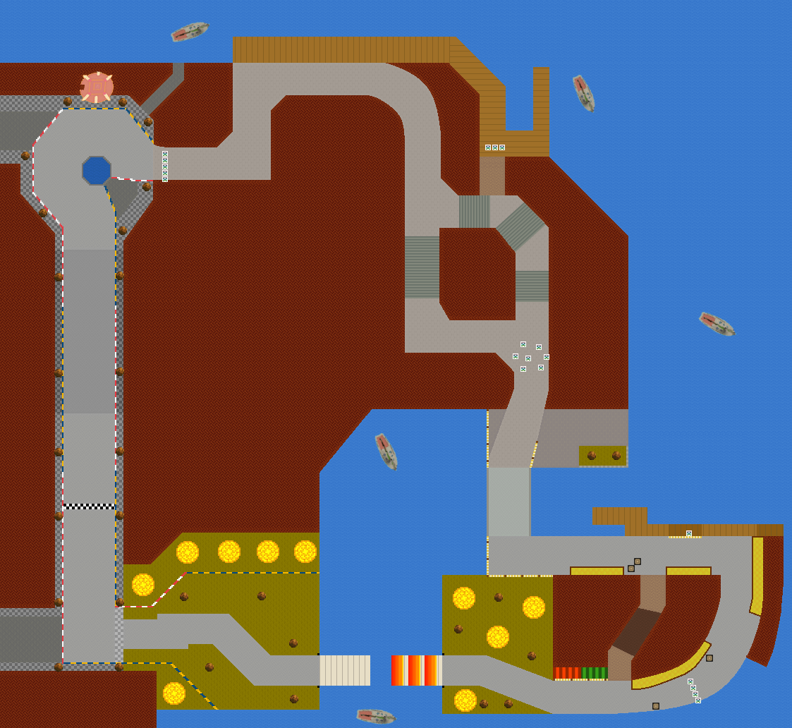 Delfino Square - Mario Kart PC