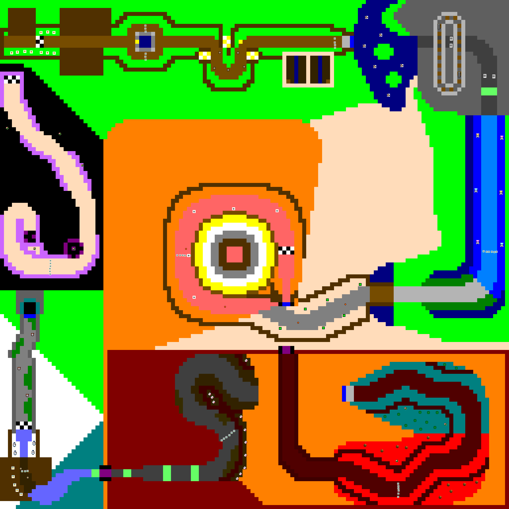 Minecraft Raceway - Mario Kart PC