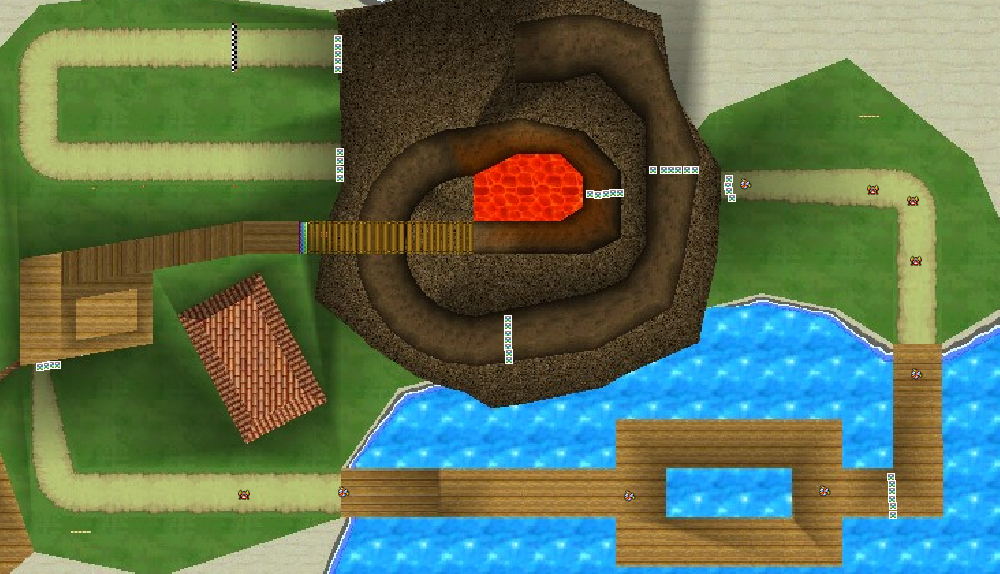 Volcano Beach - Mario Kart PC