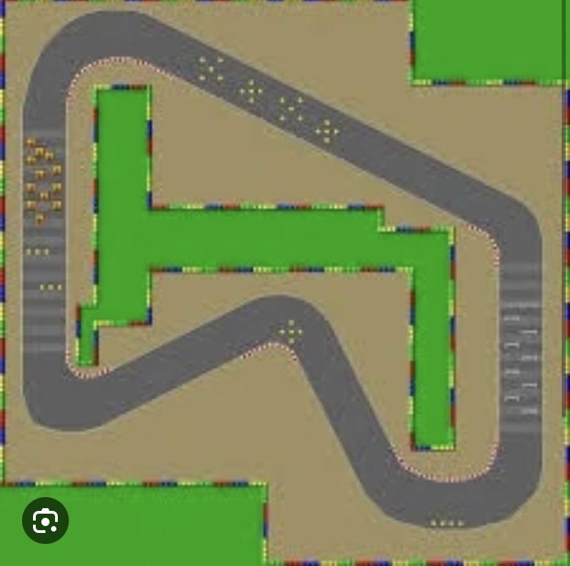 SNES Mario Circuit 1 in space - Mario Kart PC