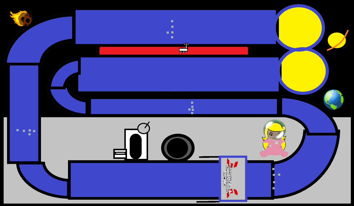 Galactic Coaster - Mario Kart PC