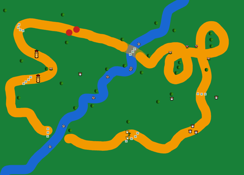 forest circuit - Mario Kart PC