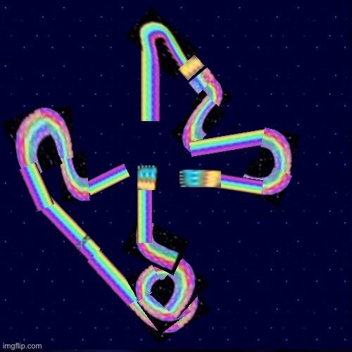 3DS Rainbow Road But I Made It DS Rainbow Road - Mario Kart PC